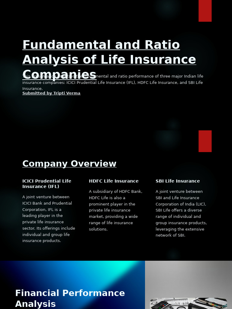 Fundamental and Ratio Analysis of Life Insurance Companies | PDF ...