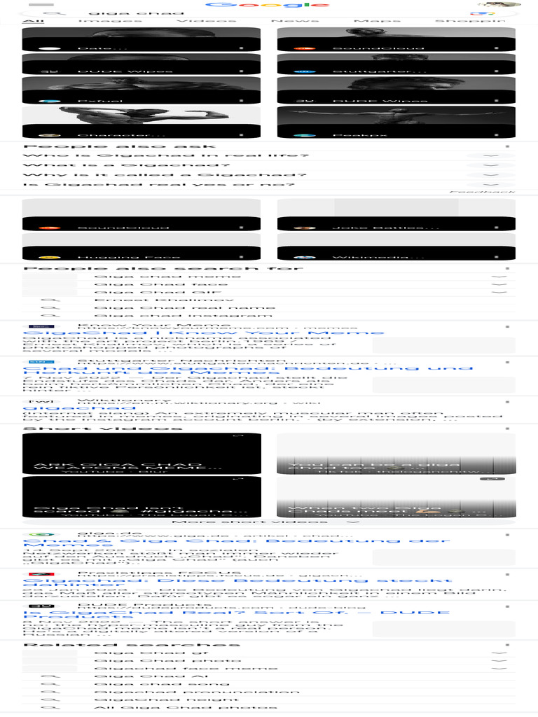 Giga Chad - Google Search | PDF