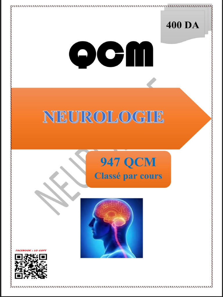 QCM Neurologie 2020 | PDF