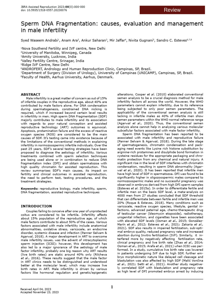 2573 Sperm | PDF