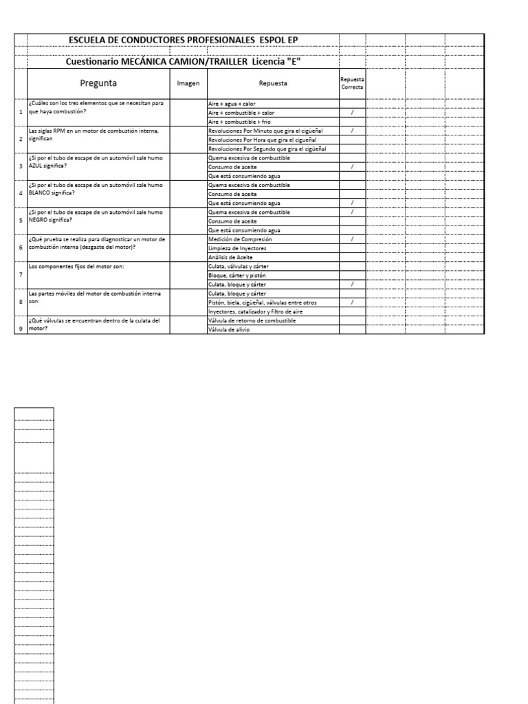 Cuestionario e | PDF