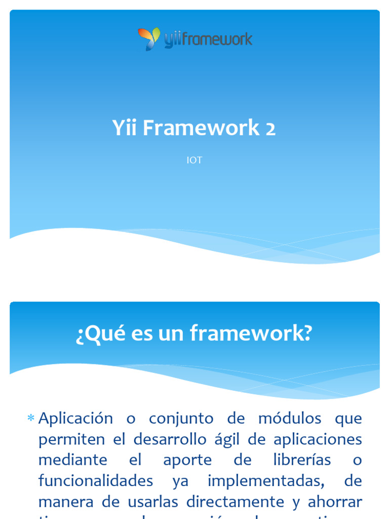 Introduccioin-Yii Framework | PDF