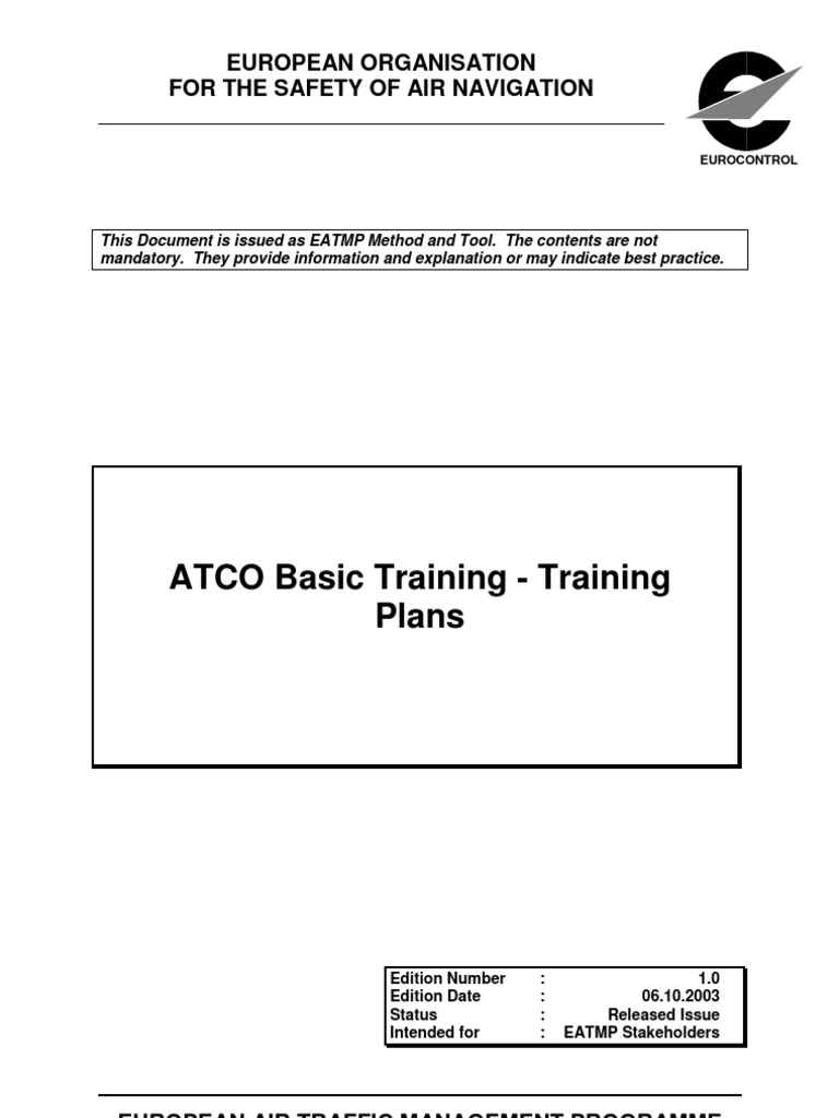 ATCO Basic Training Training Plans T33 HRS TSP 006 GUI 04 | PDF | Air ...