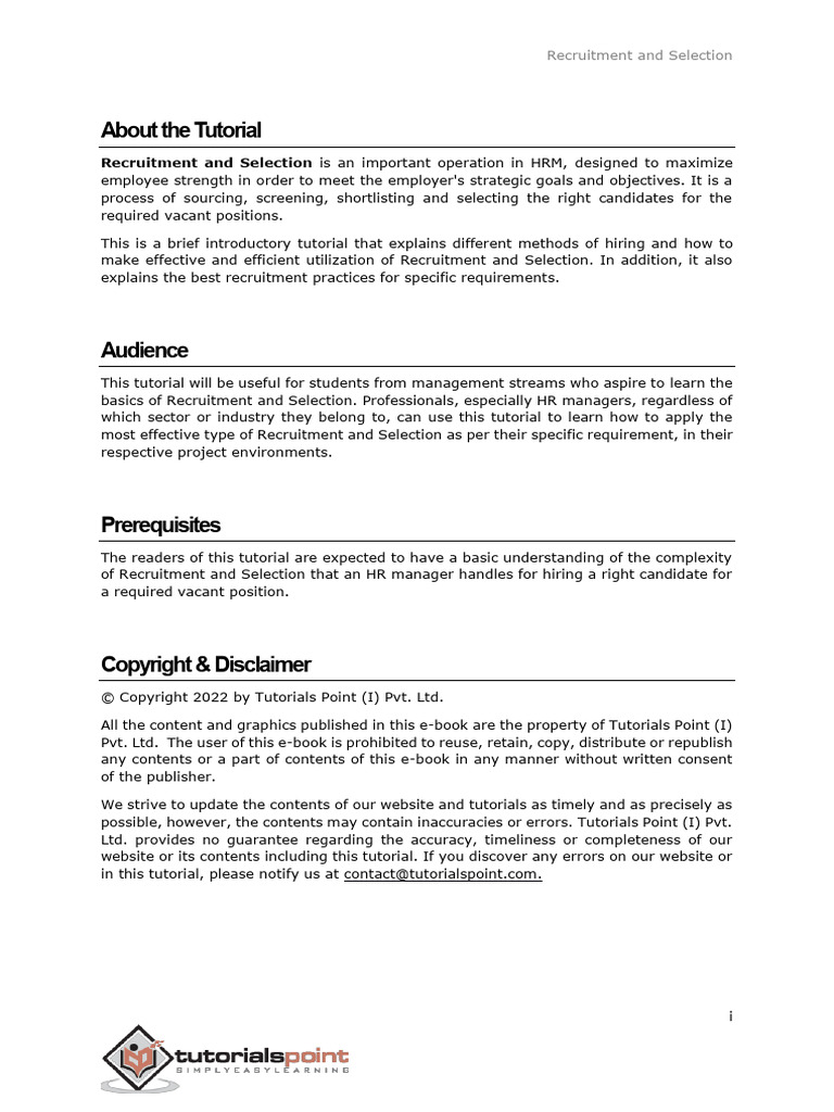 Recruitment and Selection Tutorial-2 | PDF Recruitment and Selection Tutorial-2 | PDF