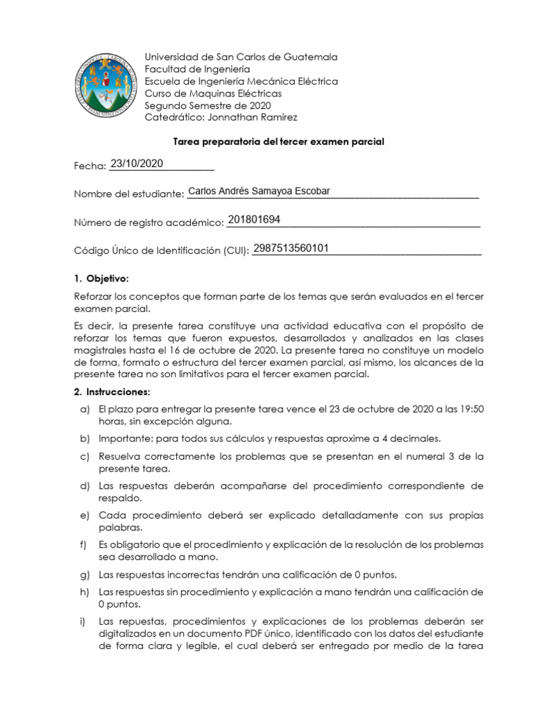 TP3 - Carlos Samayoa - 201801694 | PDF