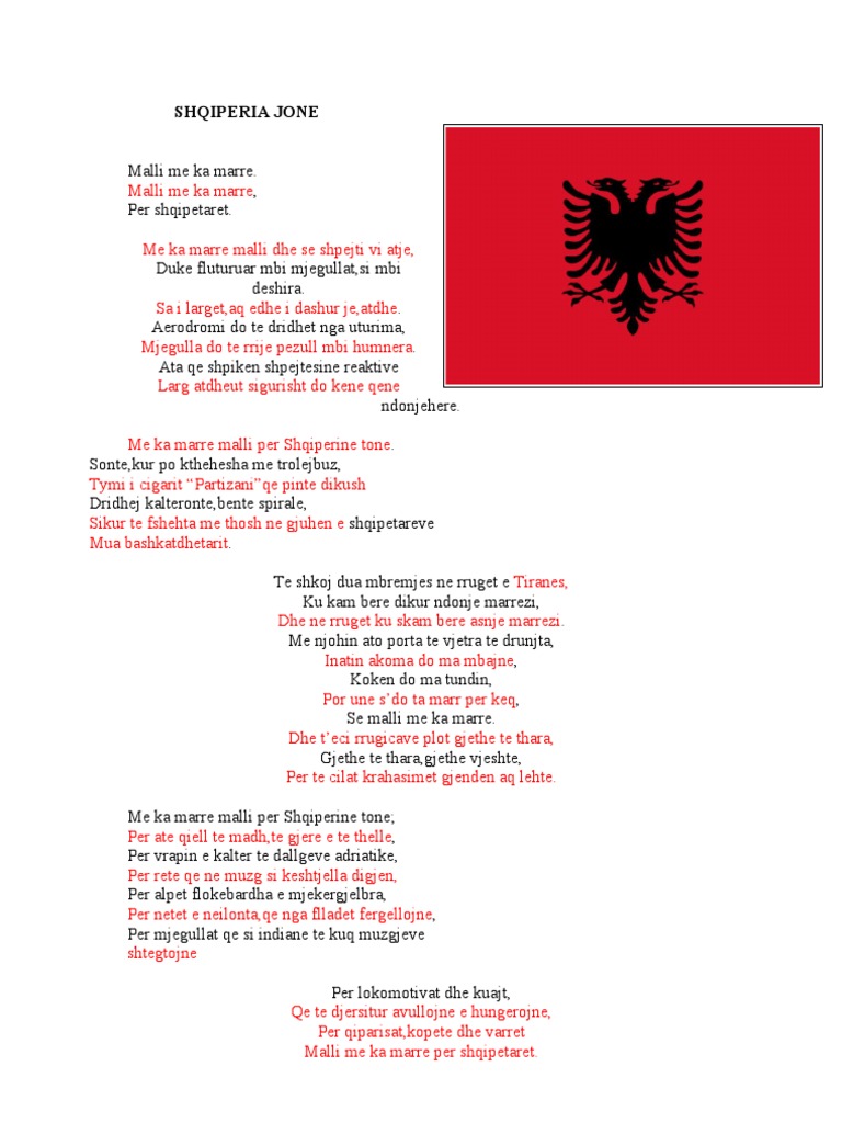 Shqiperia Jonee. | PDF