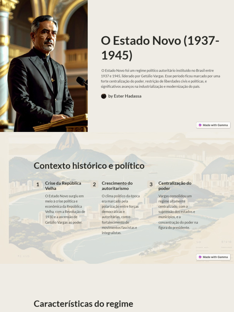O Estado Novo 1937 1945 Pdf