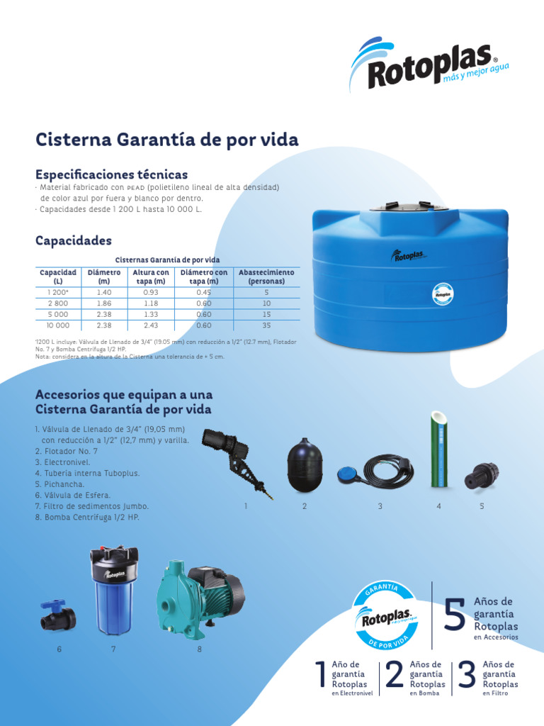 Ficha Tecnica Cisterna | PDF