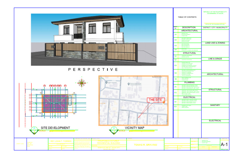 Perspective: Site Development Vicinity Map | PDF