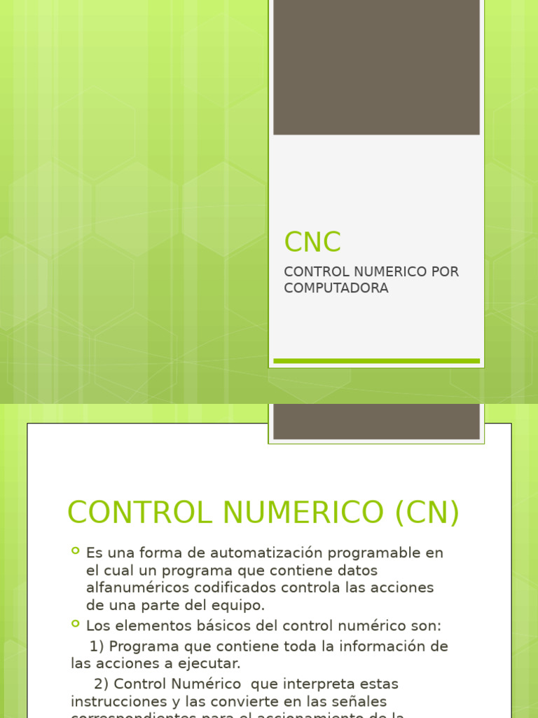 Presentacion CNC 1 | PDF