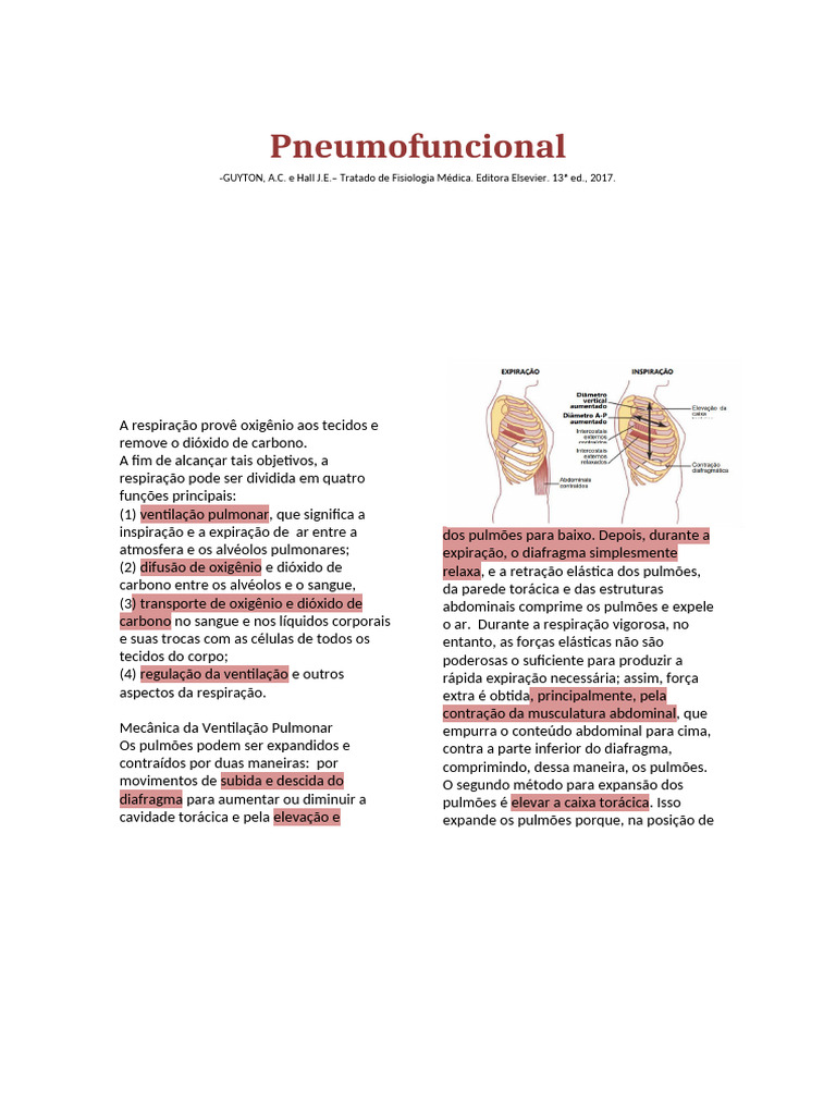 Pneumo Funcional | PDF