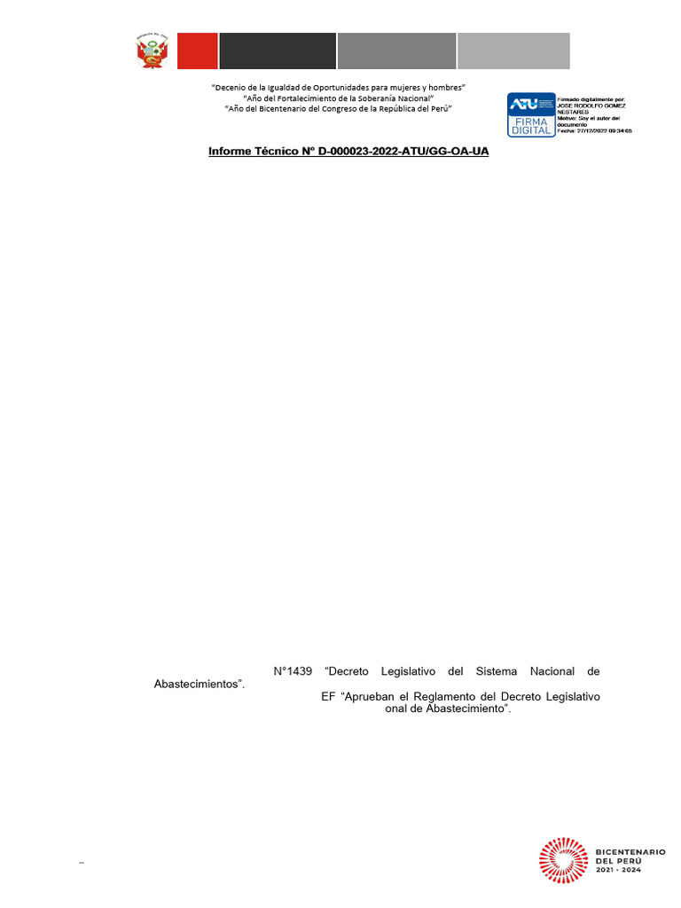 Raee Informe-Tecnico-0023-2022 | PDF