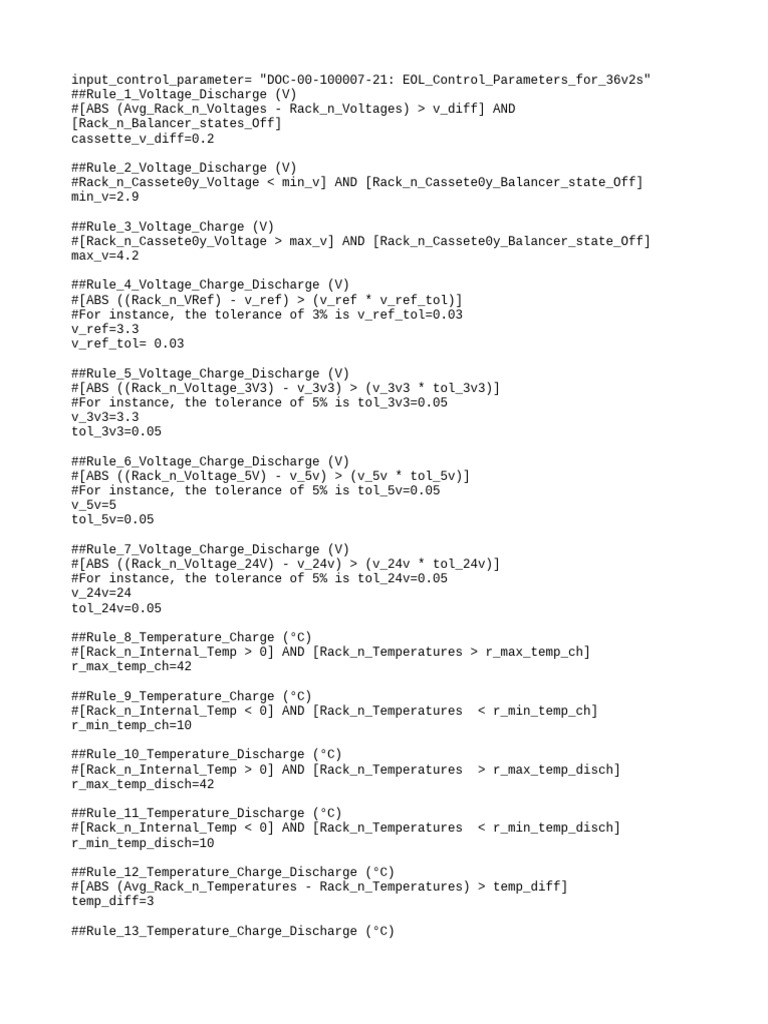 36V2S Input CSV Anderson | PDF