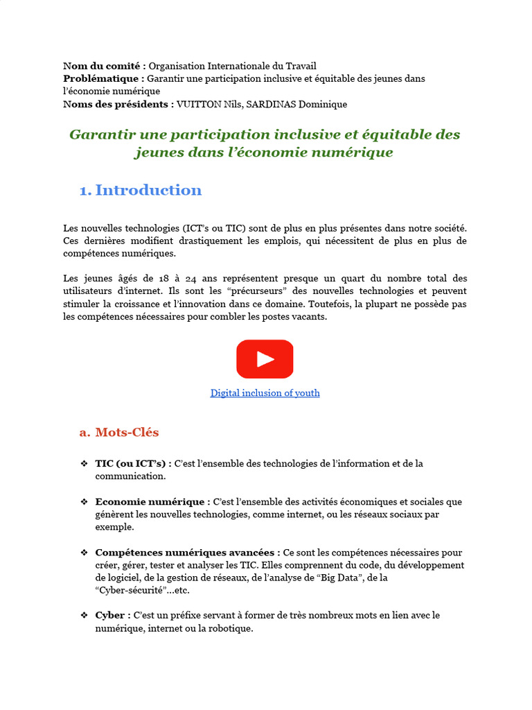 Oit 1 Francais | PDF