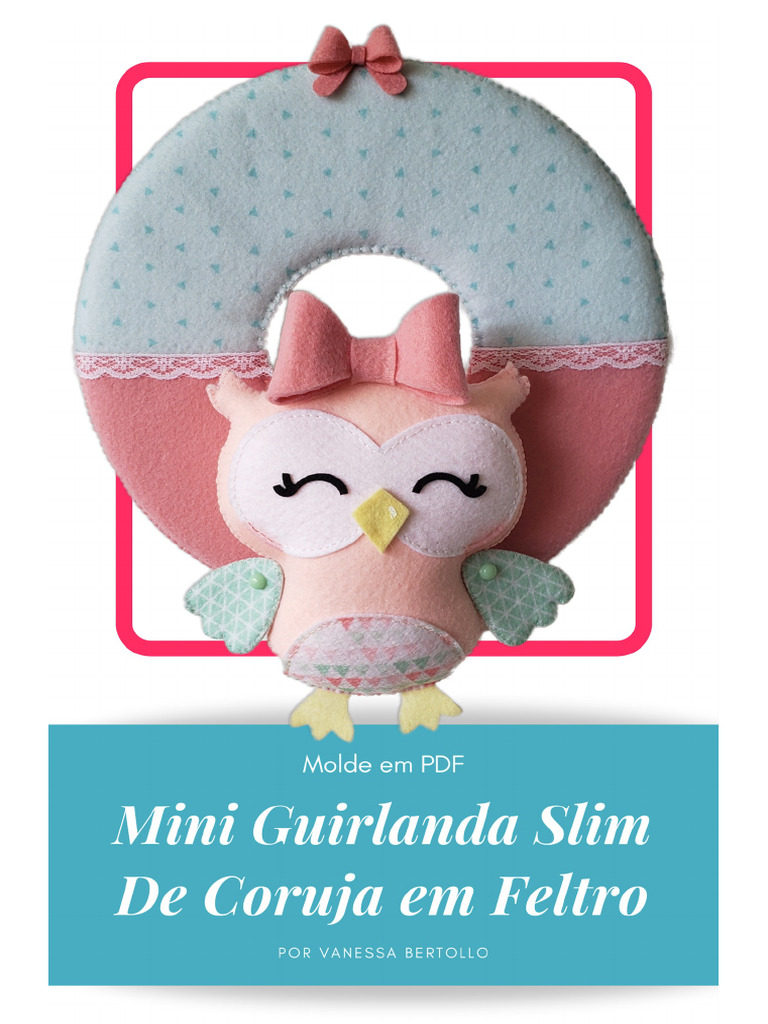 Mini Guirlanda Slim de Coruja | PDF