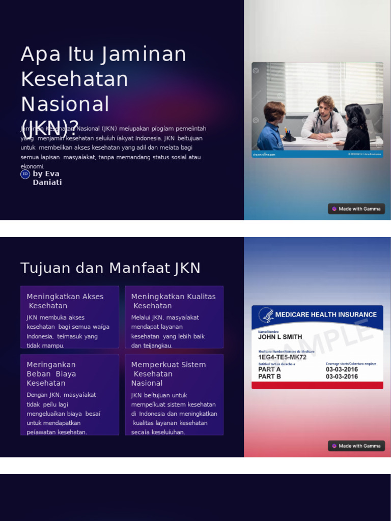 Apa Itu Jaminan Kesehatan Nasional JKN | PDF