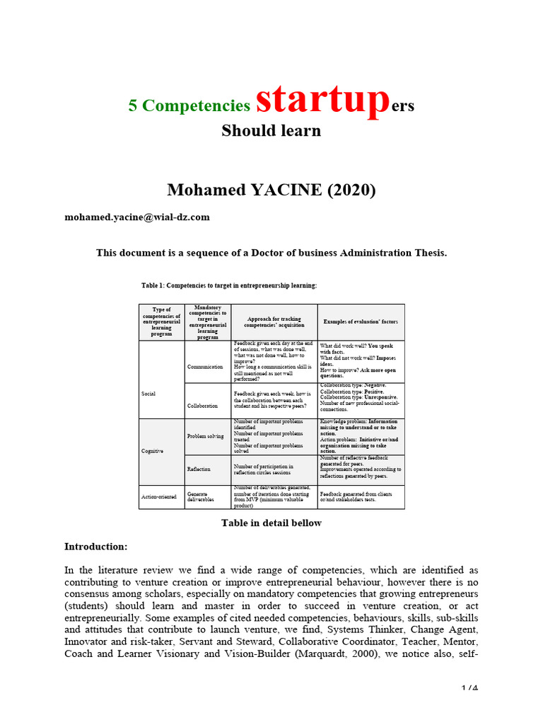 Startup | PDF