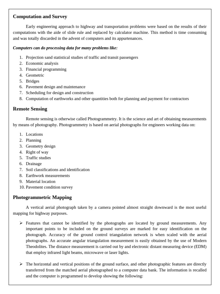 Computation and Survey | PDF