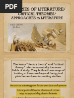 Historical Approach | PDF | Literary Criticism | Liberal Arts Education