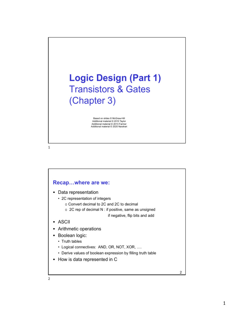 Transistor Gates | PDF