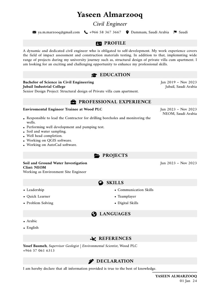 Yaseen Almarzooq-Resume | PDF