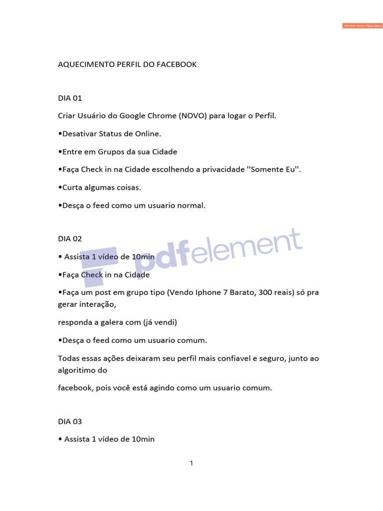 Esteira de Aquecimento | PDF