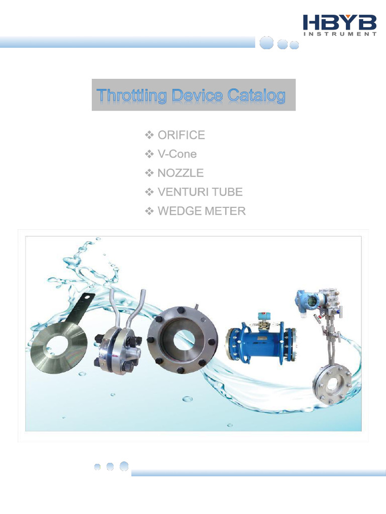 Throttling Device Catalog | PDF
