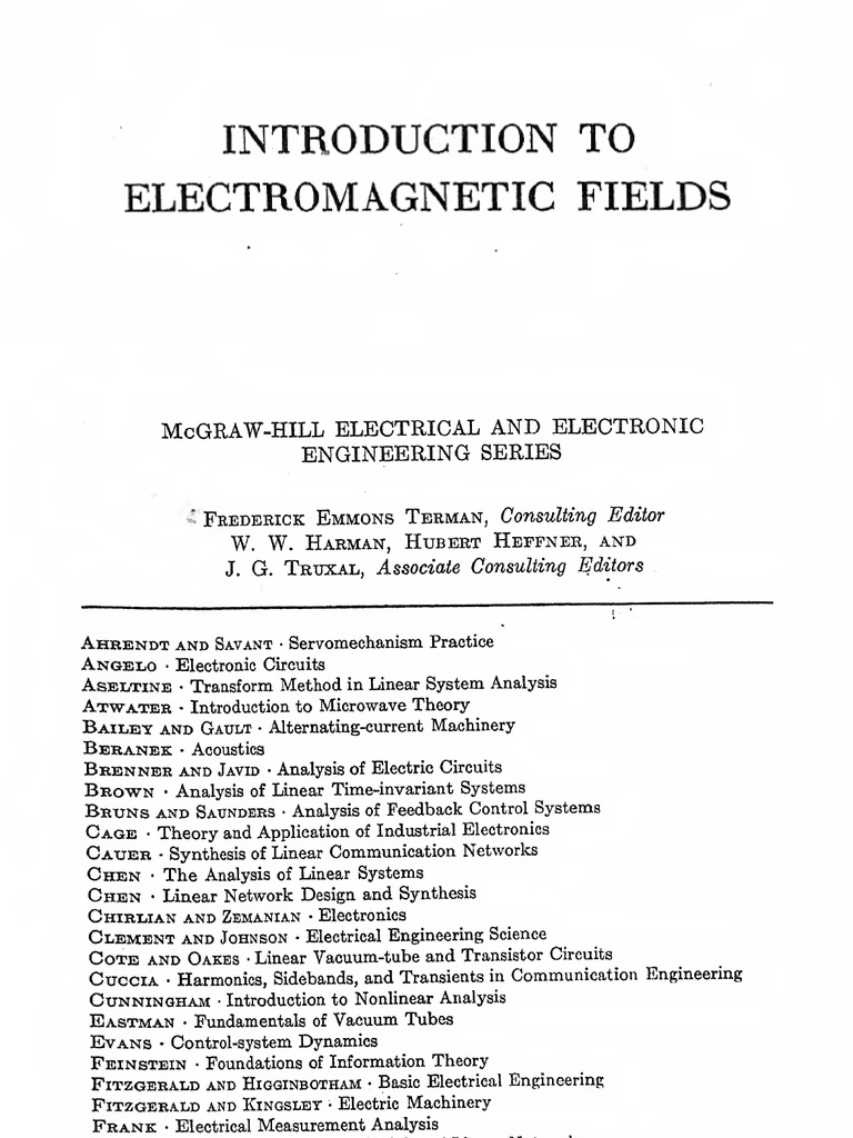2015.176812.introduction To Electromagnetic Fields Text | PDF