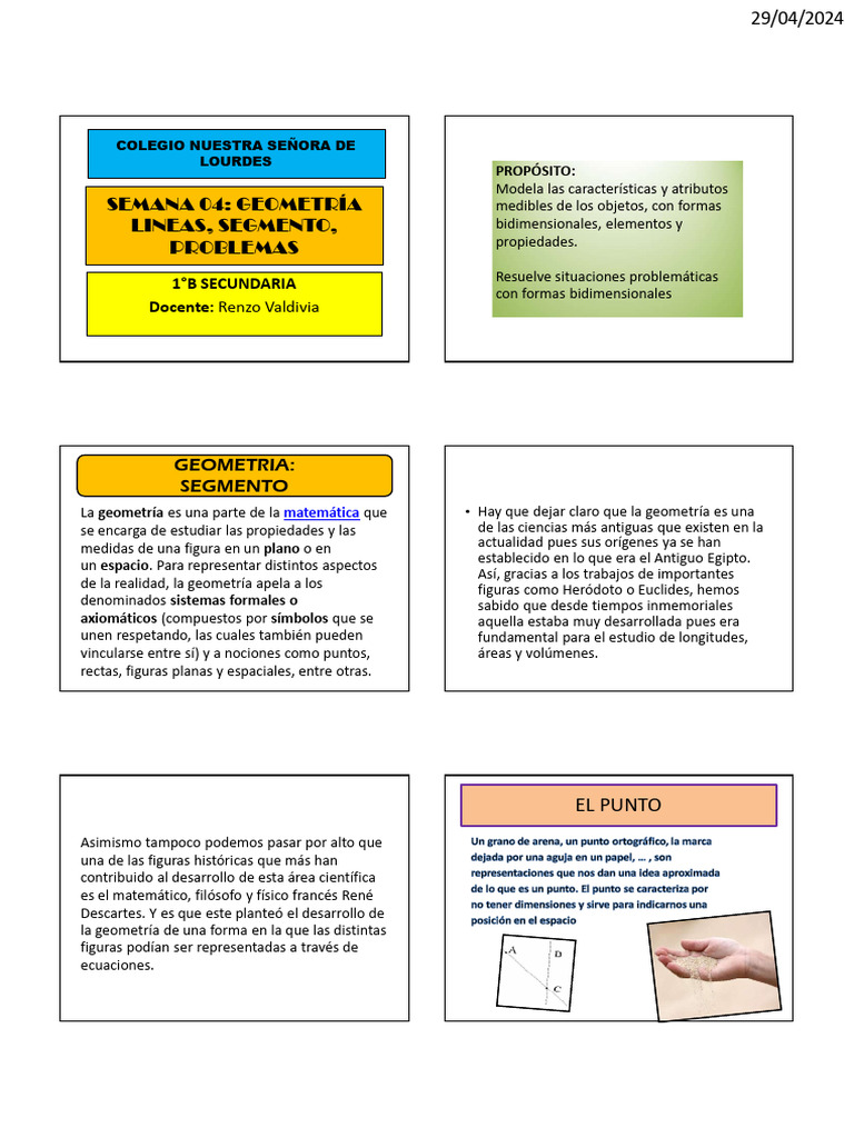 SEGMENTOS | PDF | Geometria | Matemática