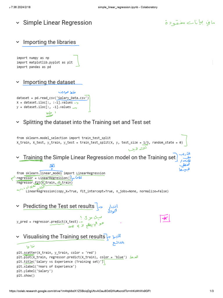 Simple - Linear - Regression - Ipynb - Colaboratory | PDF