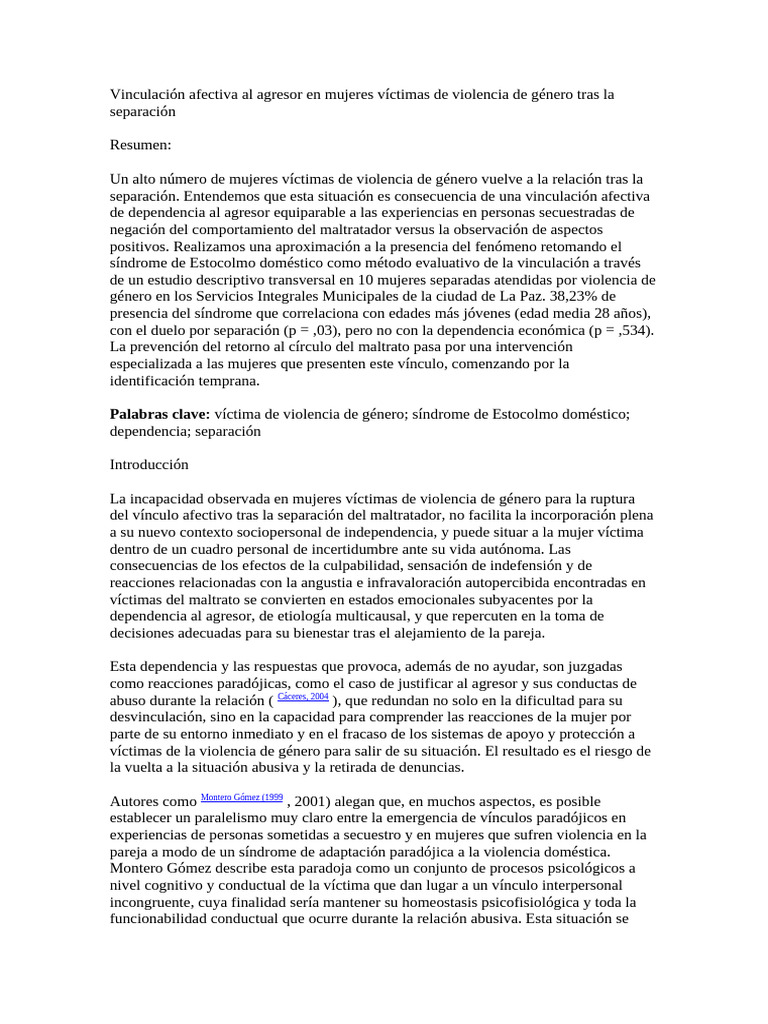 Tesis Sindrome De Estocolmo Descriptiva Pdf