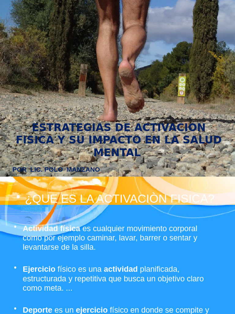 Estrategias para La Activacion Fisica | PDF | Estilo de vida sedentario ...