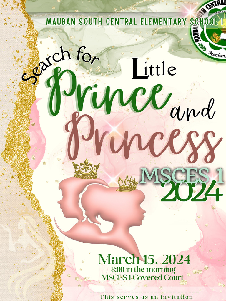 Little Prince and Princess 2024 Program | PDF