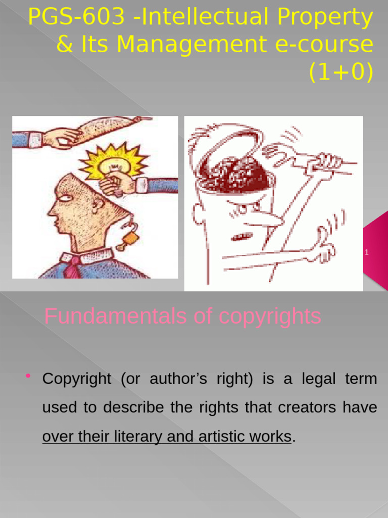 10. IPR CLASS Copyright Designs | PDF