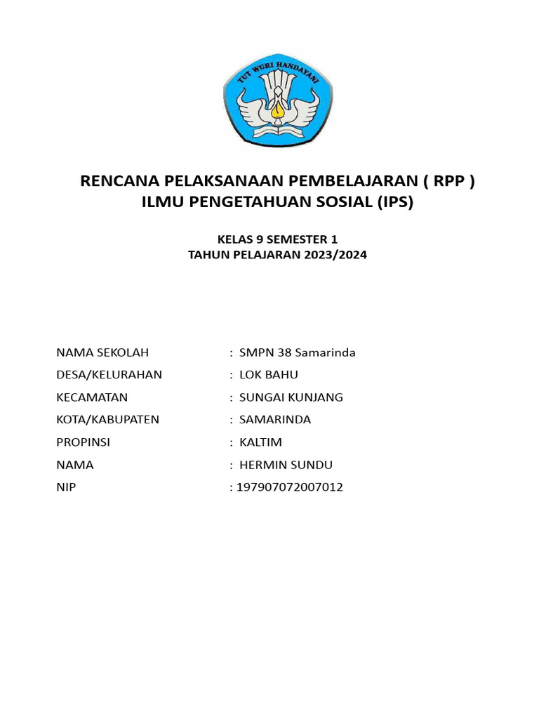 RPP IPS Kelas 9.docx-2 | PDF