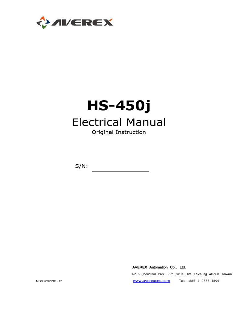 HS-450j Electrical Manual | PDF