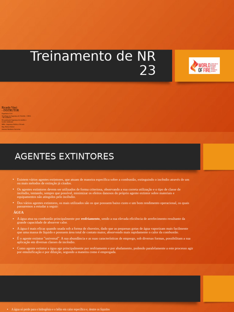 Treinamento de NR 23 | PDF