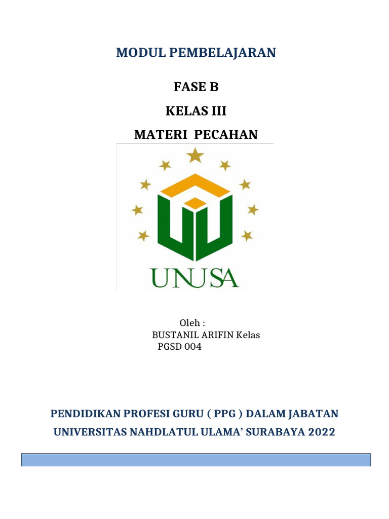 Modul Pembelajaran | PDF