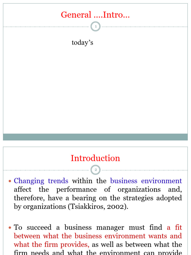 General Introduction | PDF