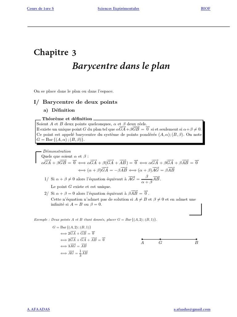 le-barycentre-dans-le-plan-cours-fr-1 | PDF