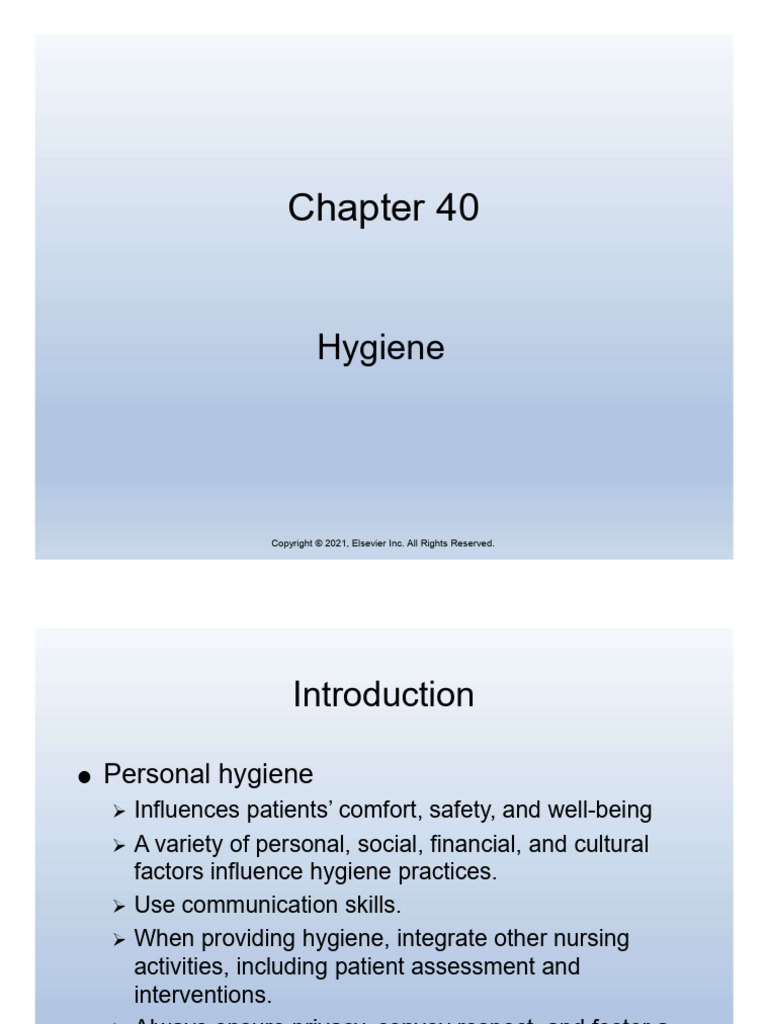 112 A2 Hygiene Student | PDF