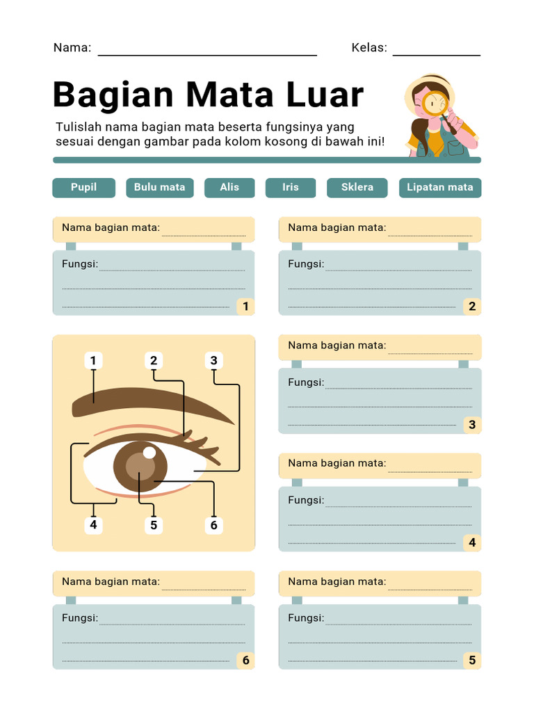 Salinan Dari LKPD Bagian Mata PDF | PDF