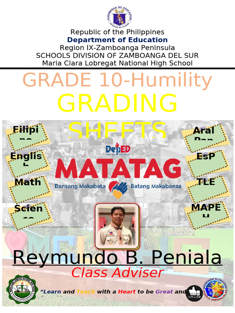 Cover Page Grading Sheets | PDF