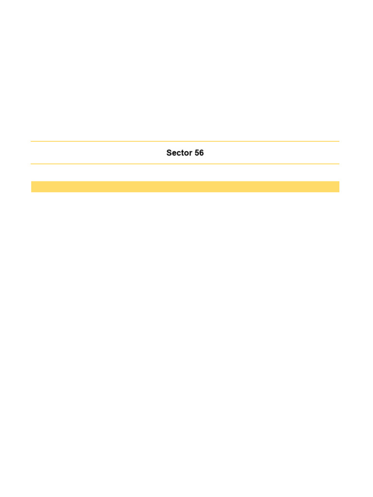 Sector 56 | PDF