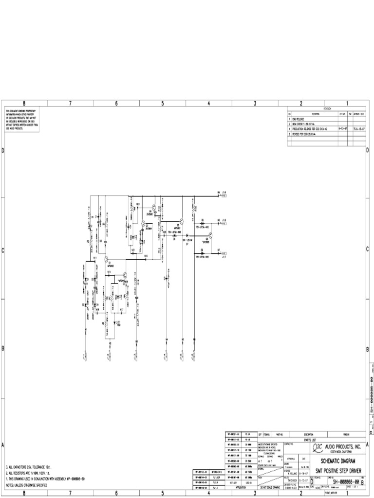 Qsc Sh000008 Daughter Card Schematic | PDF