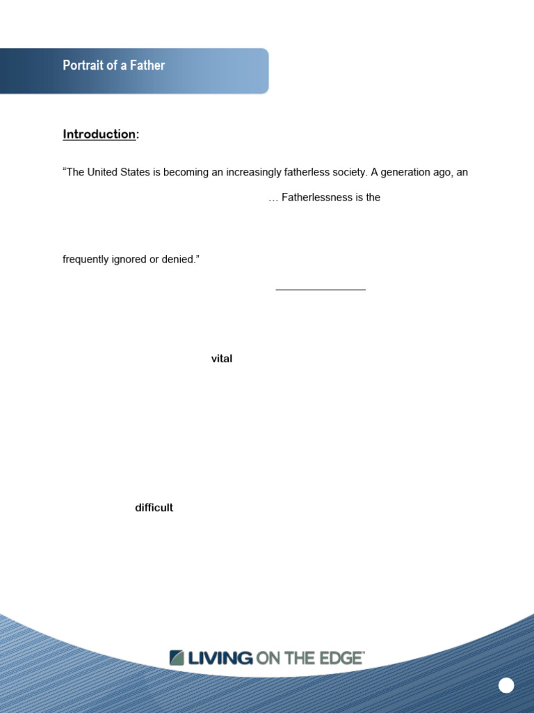 Portrait-Of-A-Father | PDF