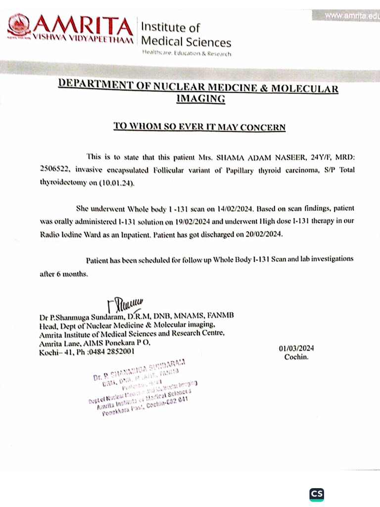Nuclear Med Letter | PDF