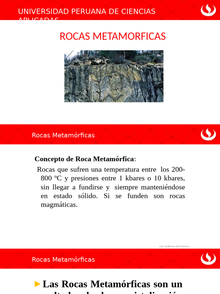 Semana 11 Rocas Metamorficas | PDF
