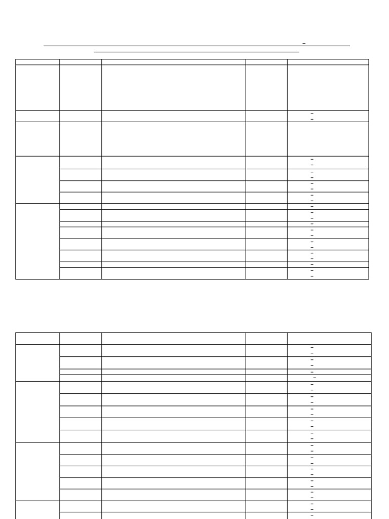 Nov Dec Timetable | PDF