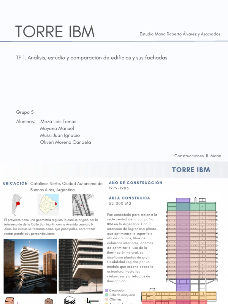 Análisis, Estudio y Comparación de Edificios y Sus Fachadas. | PDF